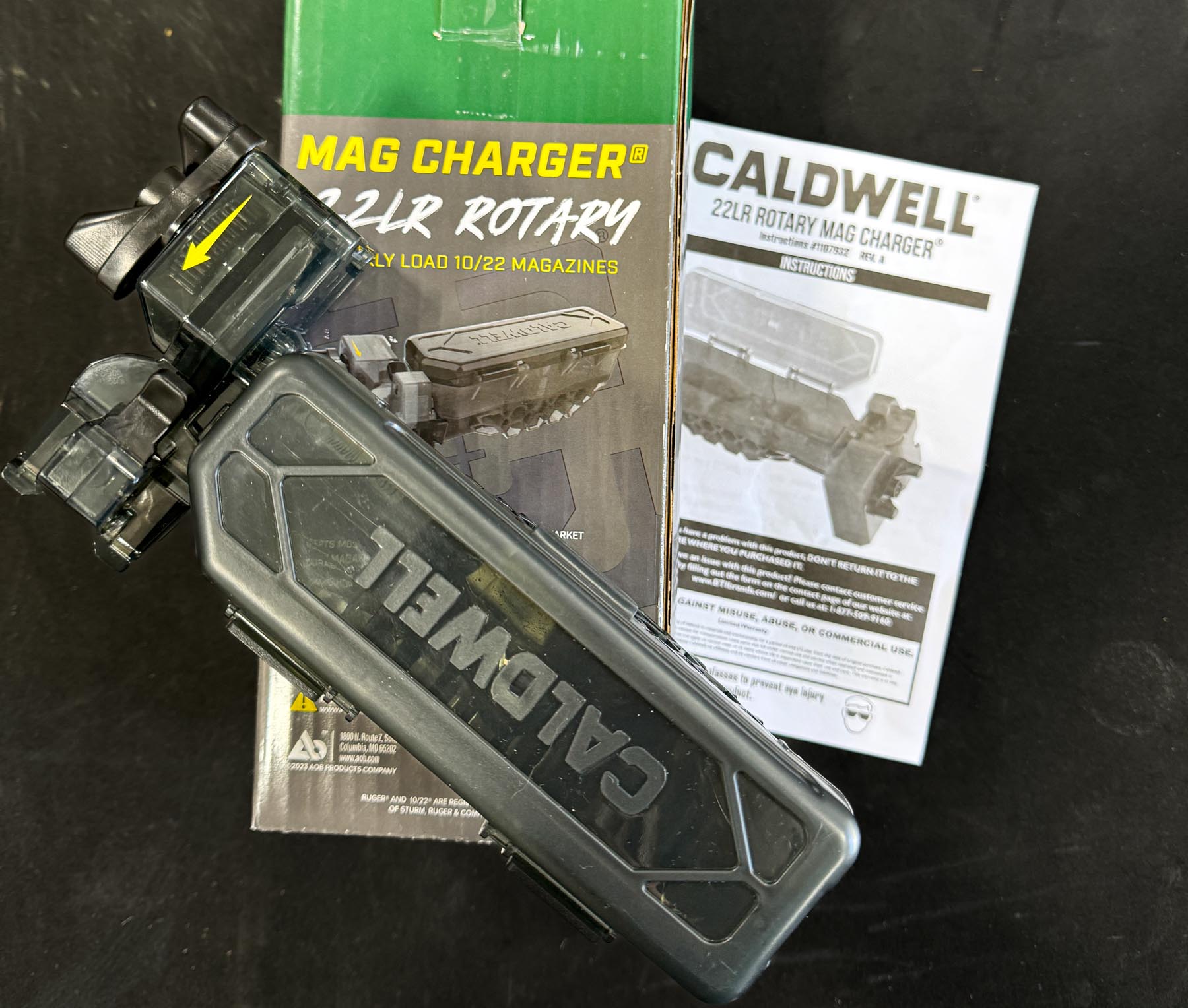 Review: Caldwell Mag Charger for .22 LR Ruger rotary magazines ...